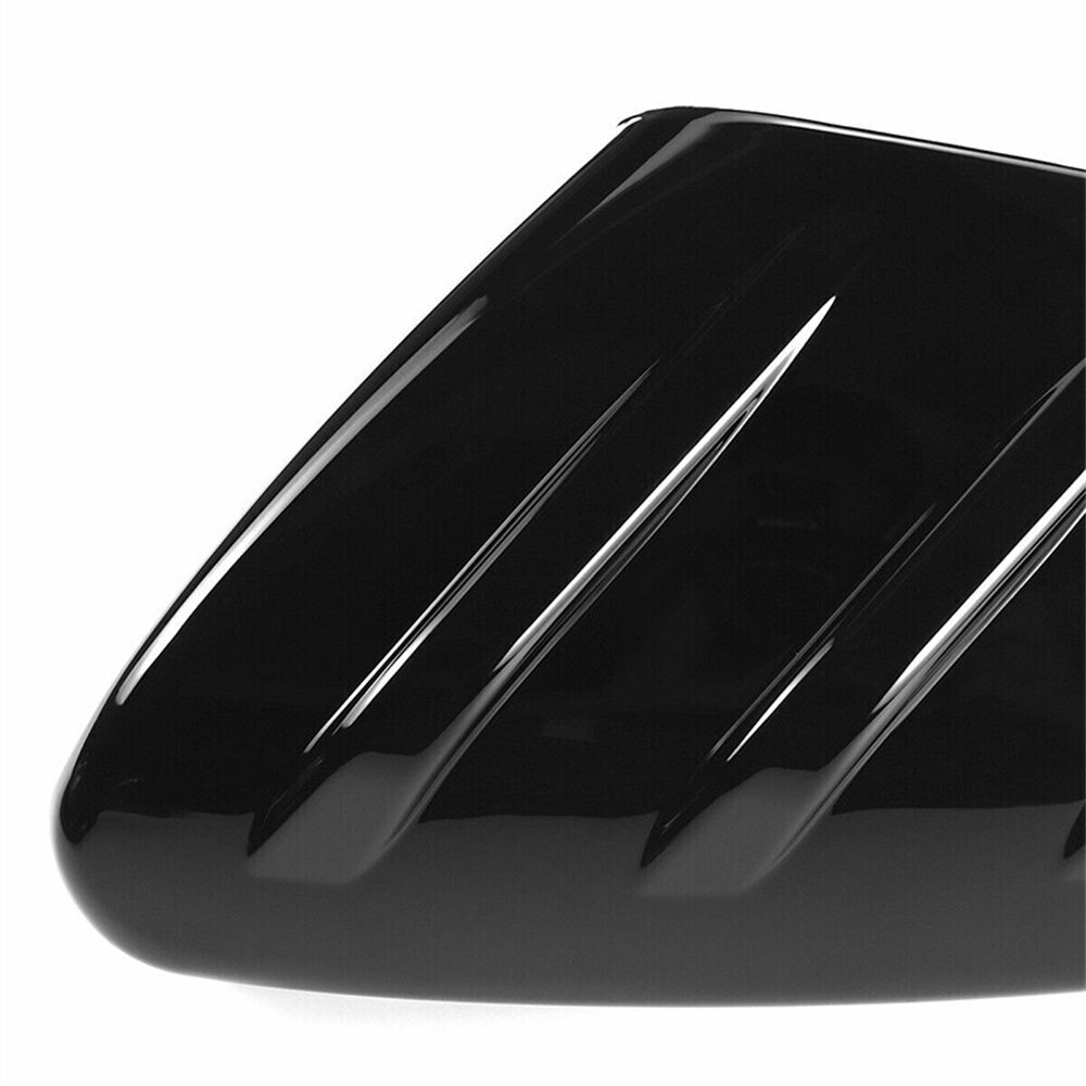 2x For Honda Civic Hatchback 2016-20 Side Wing Mirror Cap Cover Trim Gloss Black