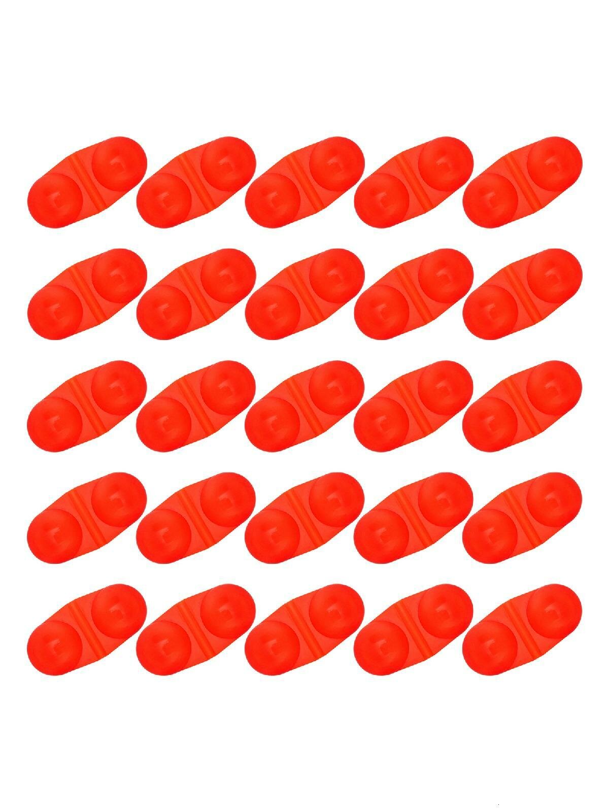 25 слотов Легко Устанавливаемых Сигнальных устройств с АБС-рыболовным зажимом, светящихся в темноте, для использования в пресной и морской воде