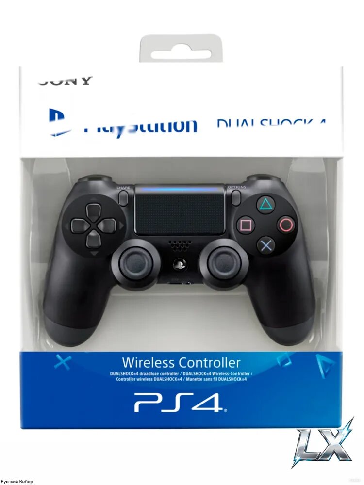 Беспроводной джойстик Sony DUALSHOCK 4 для PlayStation 4 (PS4) черный