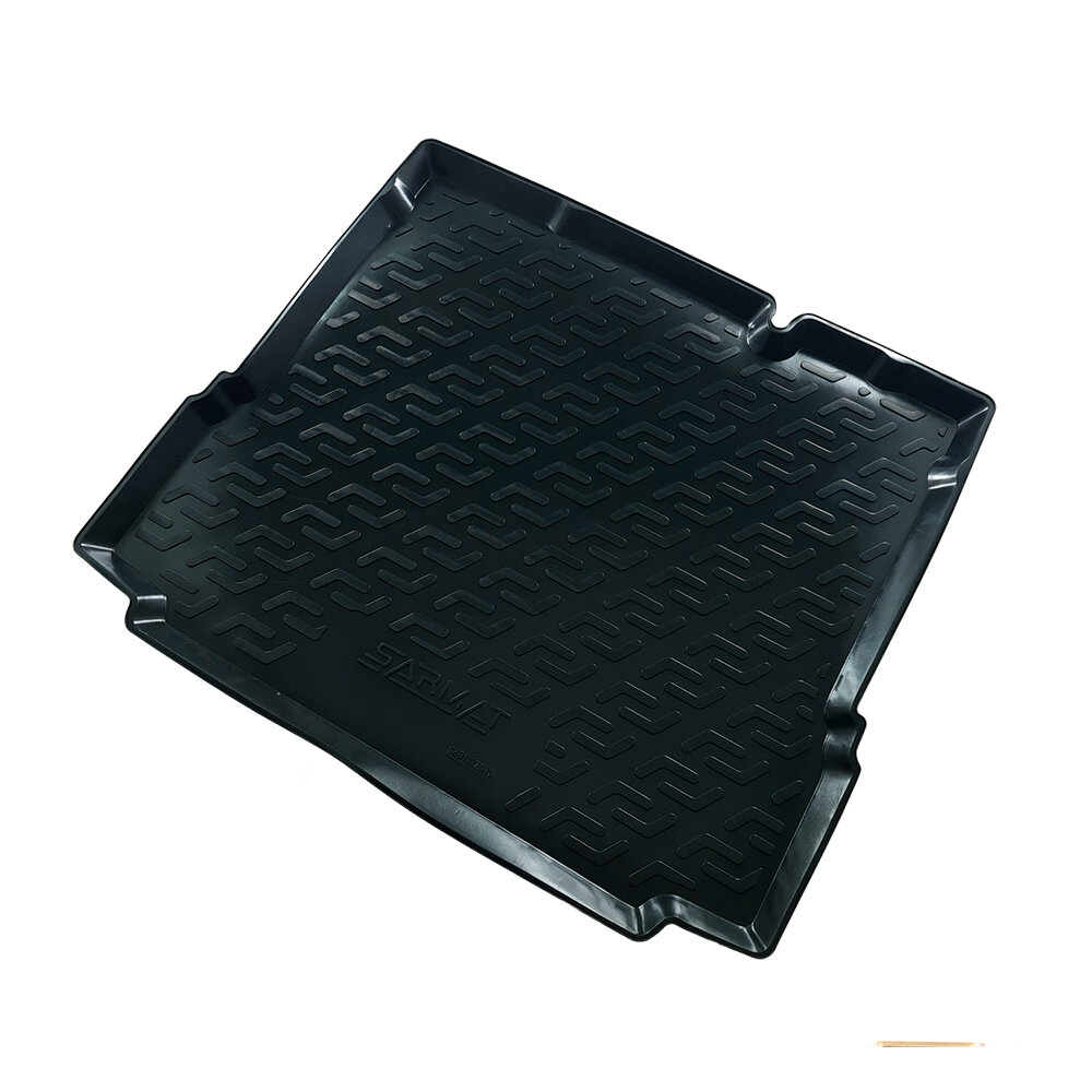 Коврик в багажник для автомобиля Лада Икс рей/Х Рей (2015-2022)/Lada X-RAY (2015-2022) нижний, SRTK (Саранск), Пластик