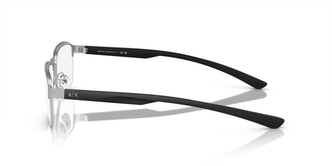 Оправа Armani Exchange AX1061 6045, полуободковая, прямоугольная, металл, серая
