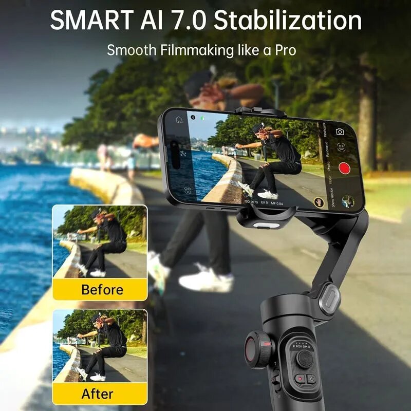 Стабилизатор Для Телефона, трехосевой, для iPhone и Android — фото 1