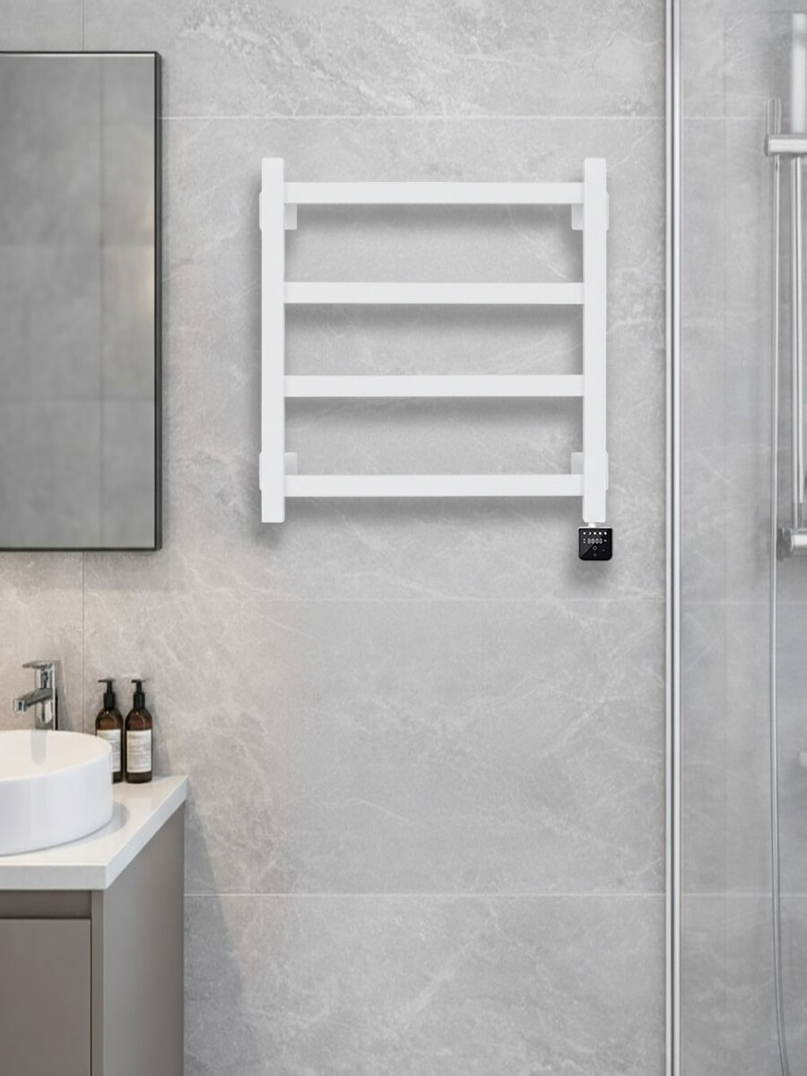 Quadro-1 Полотенцесушитель электрический EQ1 50x50 см Белый