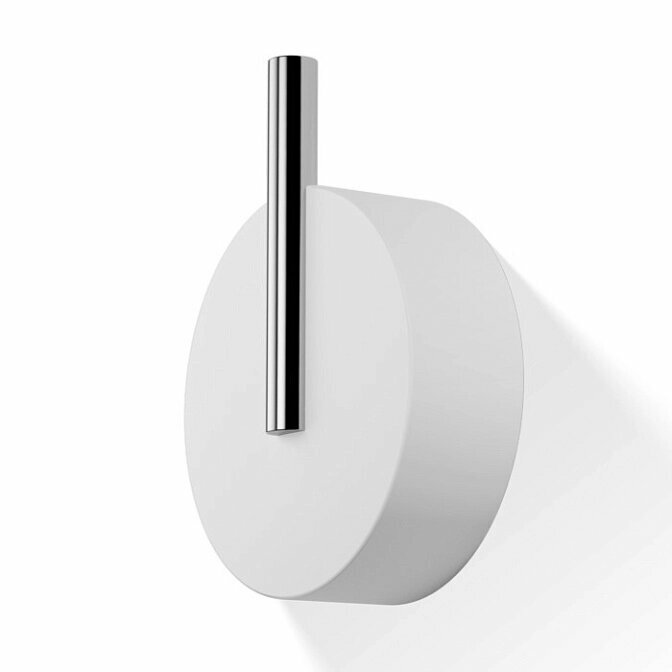 Decor Walther Stone WHG Крючок подвесной, цвет: белый / сталь матовая