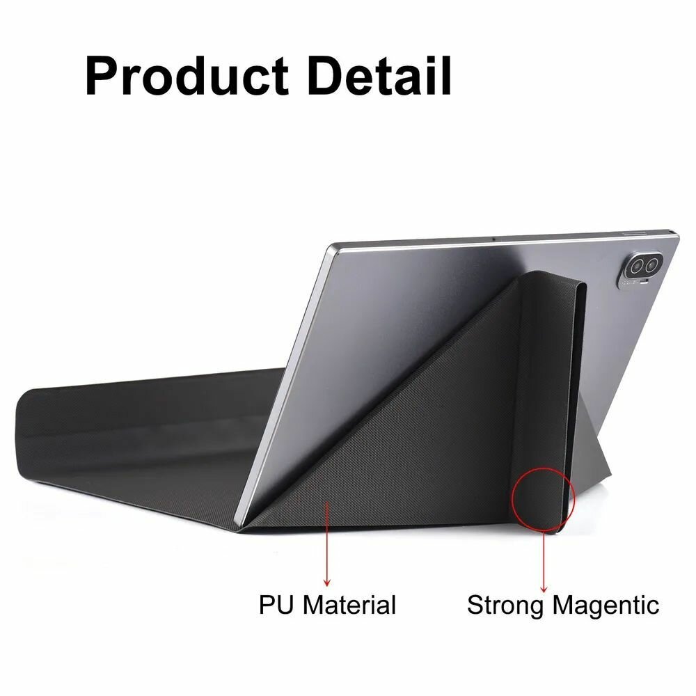 Магнитный черный защитный чехол для планшета с гнездом для ручки для всех планшетов