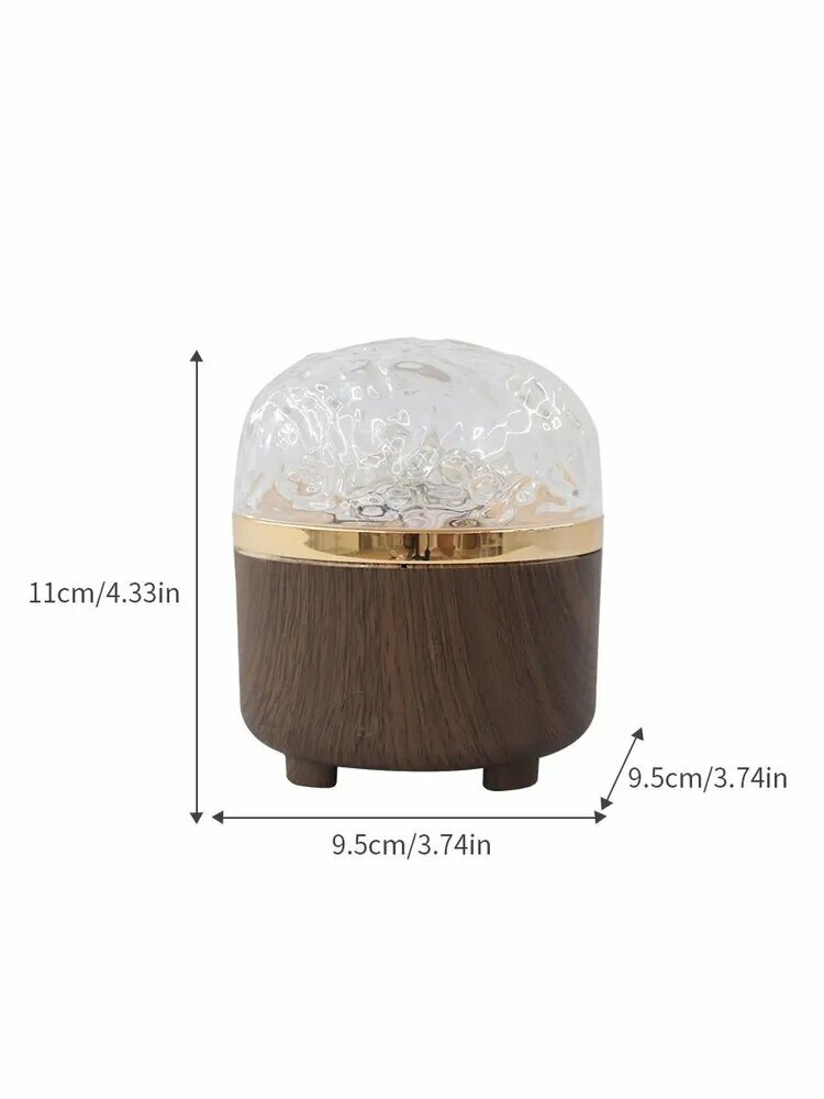 Музыкальный ночник-проектор "Океан" с Bluetooth колонкой LED лампа с эффектом водной ряби для декора спальни и детской