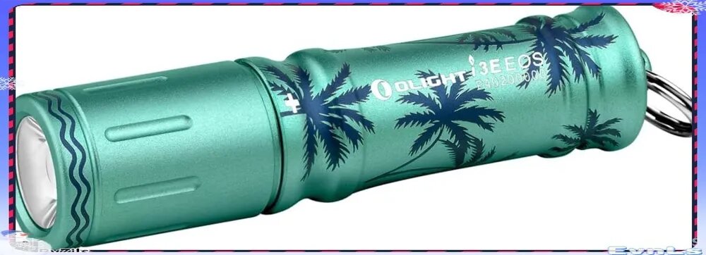 Фонарь-брелок Olight I3E EOS, acid blue, брелок, влагозащита, светодиоды, от батареек