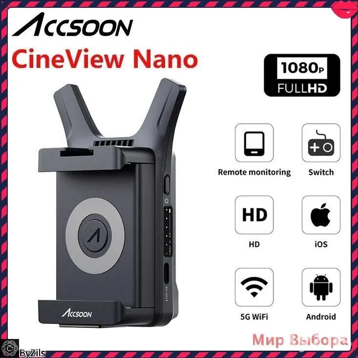Accsoon CineView Nano Беспроводной видеосендер для удаленного контроля беззеркальных камер на iOS и Android
