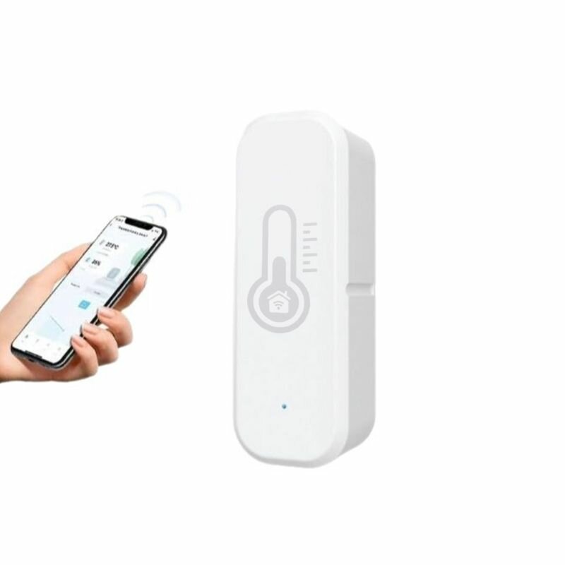 (1 шт) Bluetooth/WiFi датчик температуры и влажности (Tuya) (без элементов питания)
