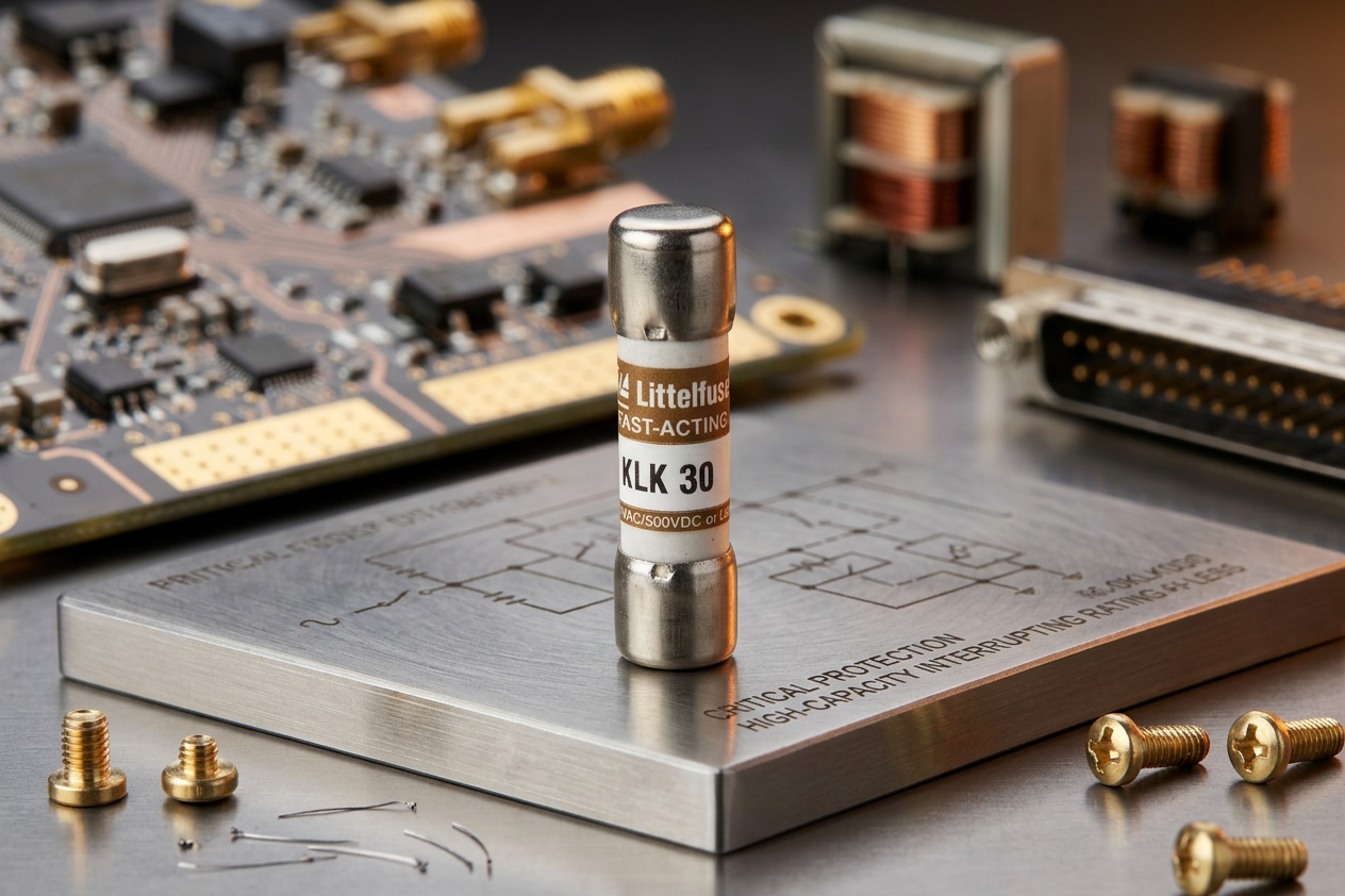 Предохранитель (30А 500В 10,31*38,1мм) Littelfuse 0KLK030. T