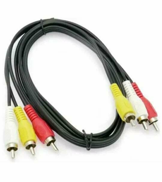 Аудио-видео кабель 3RCA-3RCA 1.5М