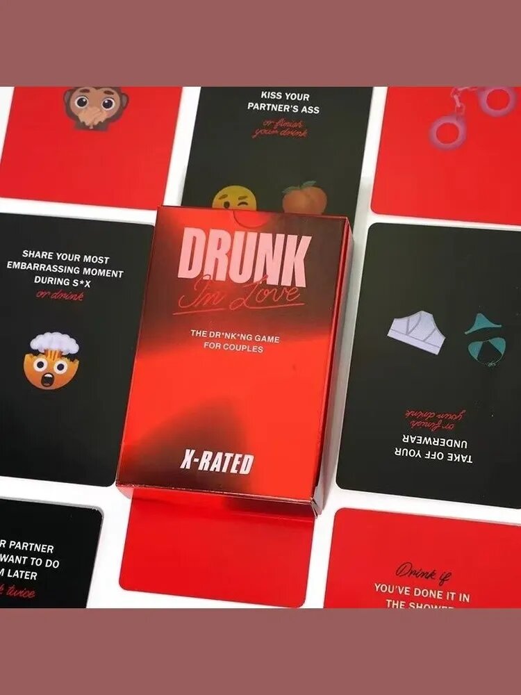 Карточная игра "Drunk I'm Love" для пары алкогольная игра для взрослых 18+