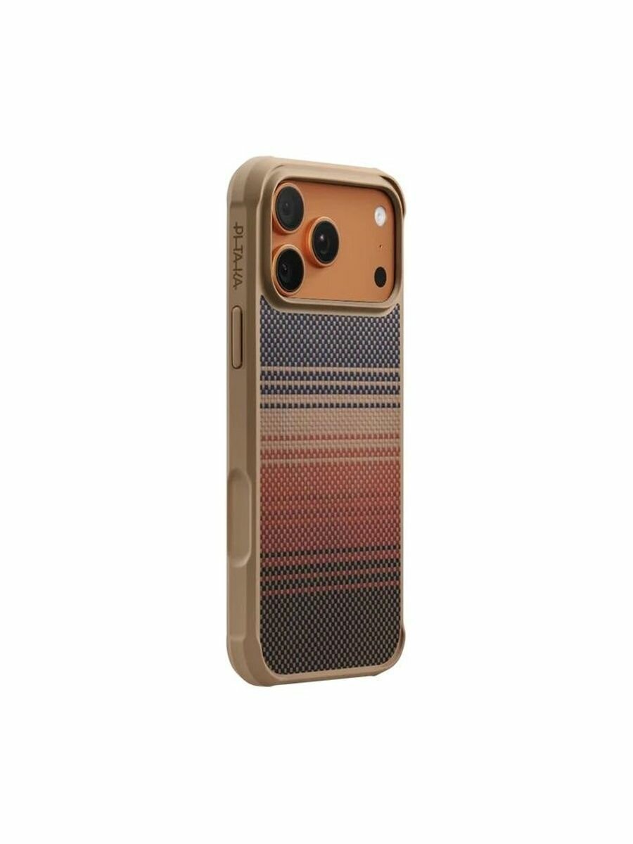 Чехол Pitaka Sunset Aramid ProGuard Case для iPhone 17 Pro Max, коричневый