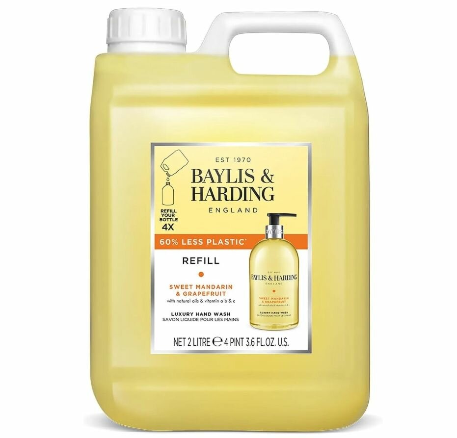 Baylis & Harding - Sweet Mandarin & Grapefruit Hand Wash Жидкое мыло для рук Refill 2000 мл