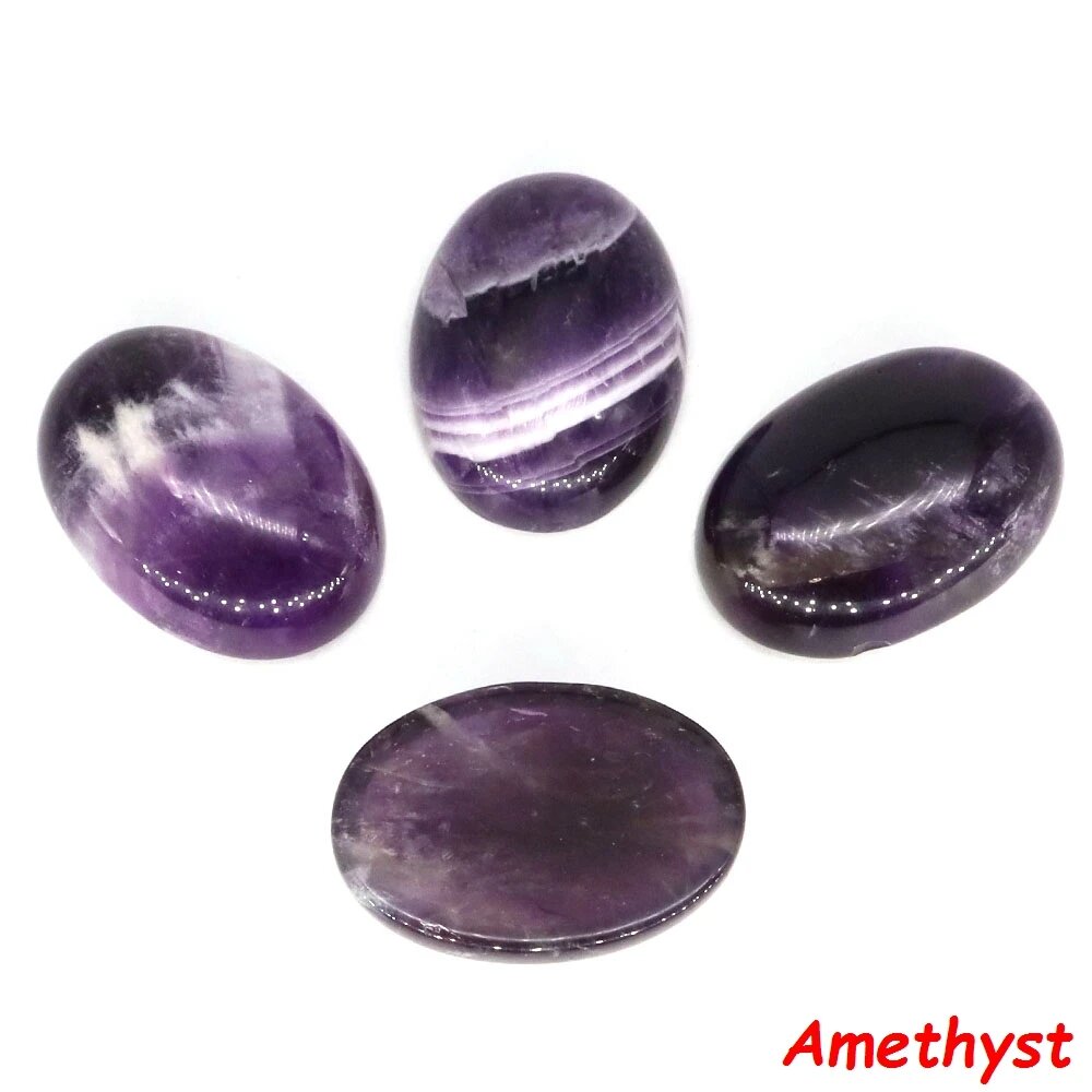 Аметист, кабошон, диаметр изделия: 1 PC