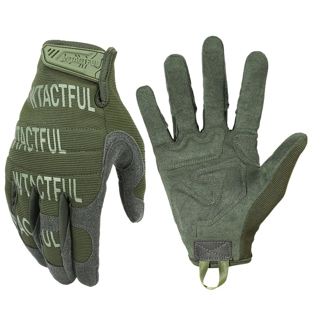Тактические перчатки 5.11 Tactical FG зеленые, размер M