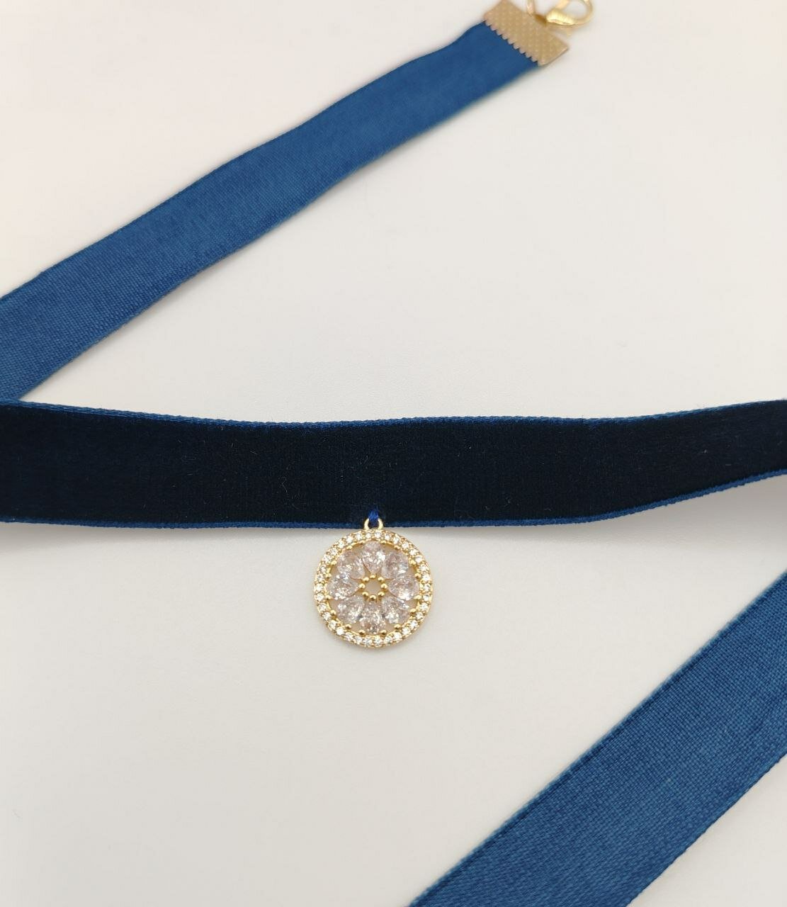 Чокер, фианит