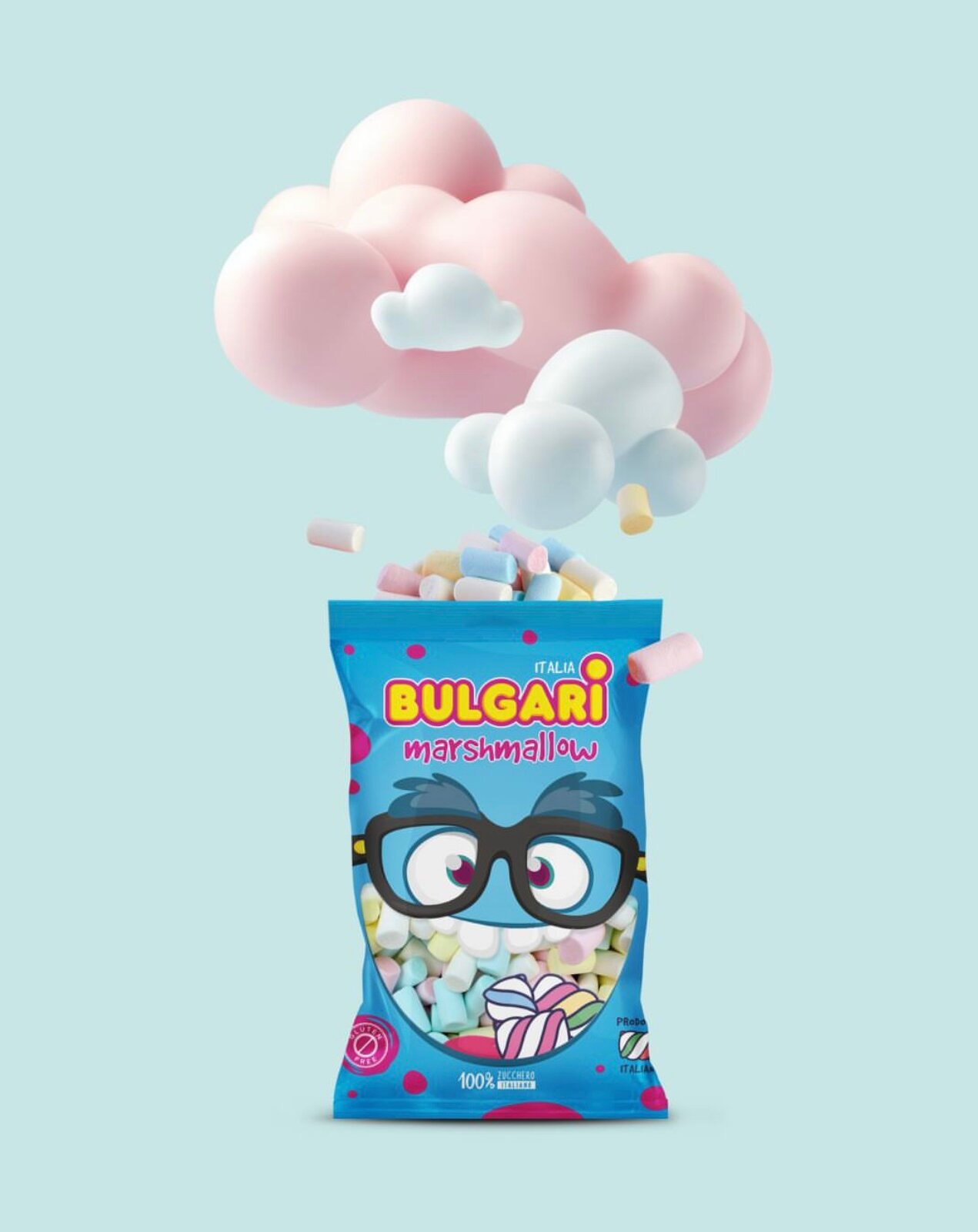 Суфле "Топпинг", Италия, безглютеновое, ванильное, 1 кг AGOSTINO BULGARI