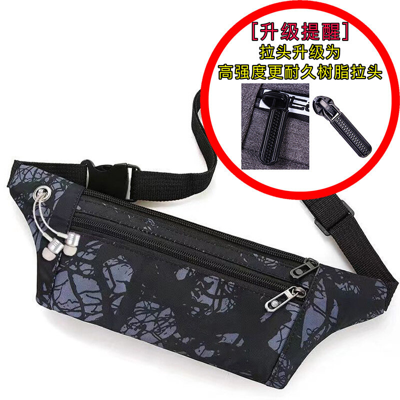 Оптовая продажа от производителя: облегающая поясная сумка, камуфляжная, клетчатая, однотонная, простой кошелек, спортивный невидимый легкий портативный кошелек для монет.