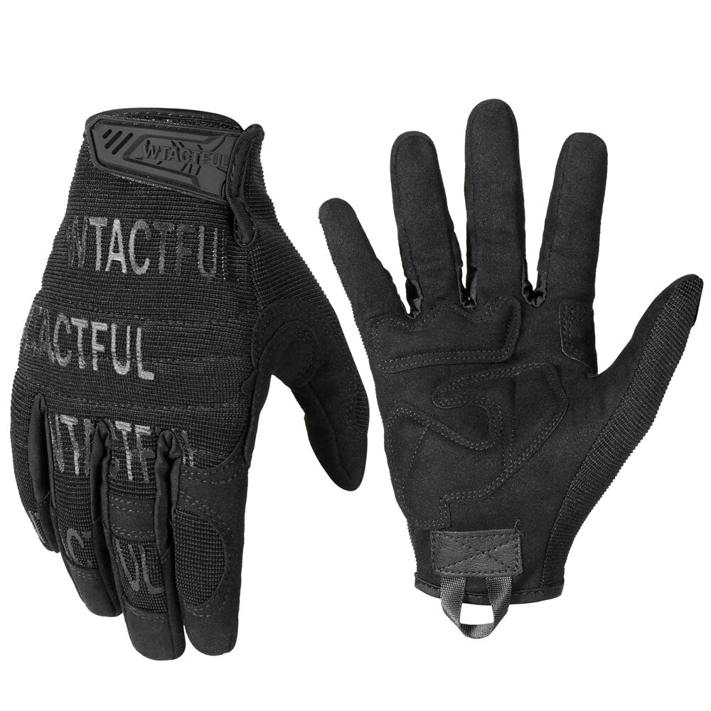 Macogear Тактические велосипедные перчатки Черный, XL, Black