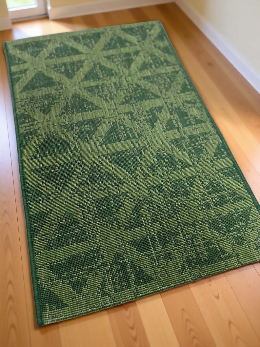 Ковер тонкий циновка 50х80 см, безворсовый