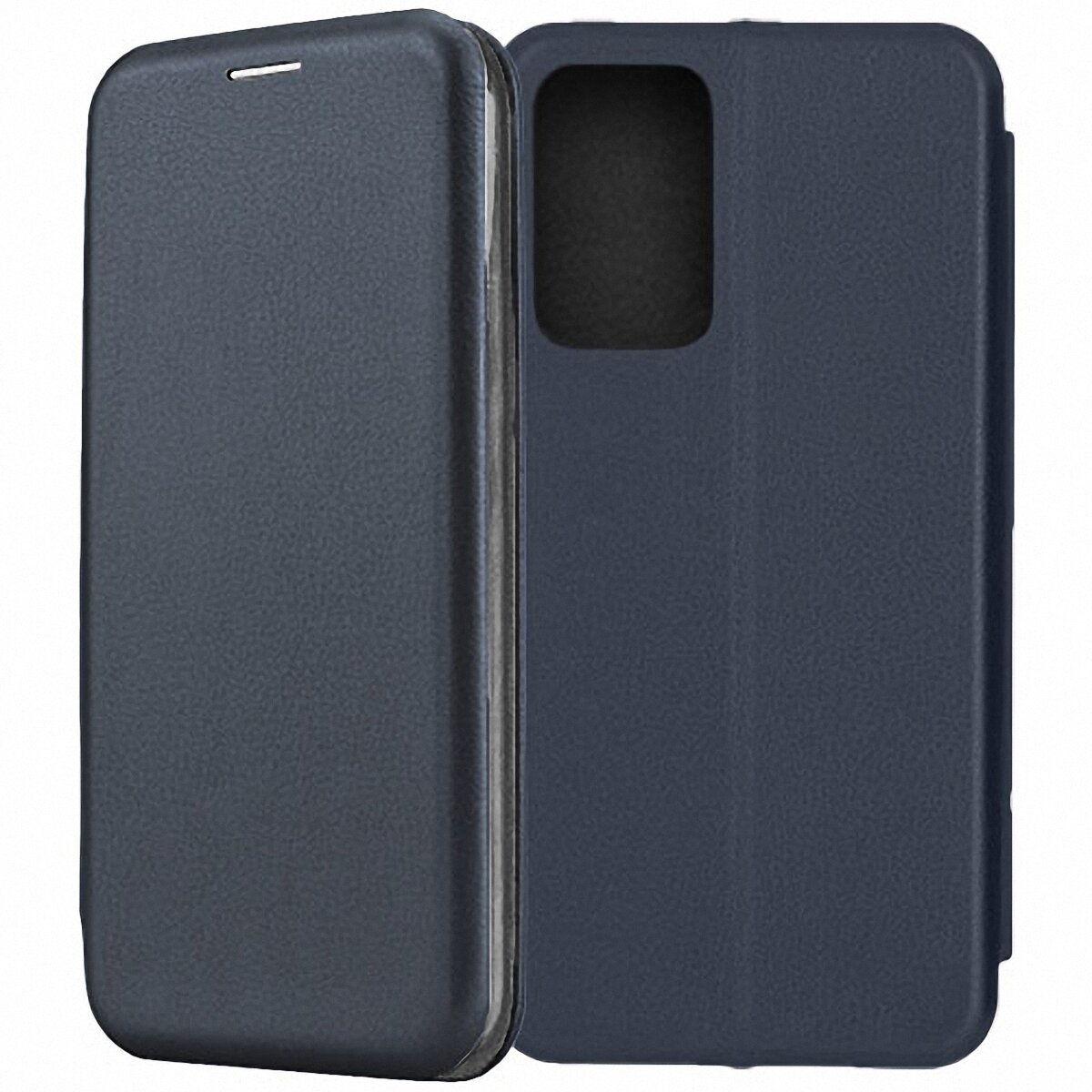 Чехол-книжка для Samsung Galaxy A52 A525 темно-синий / подставка, отделение для карт