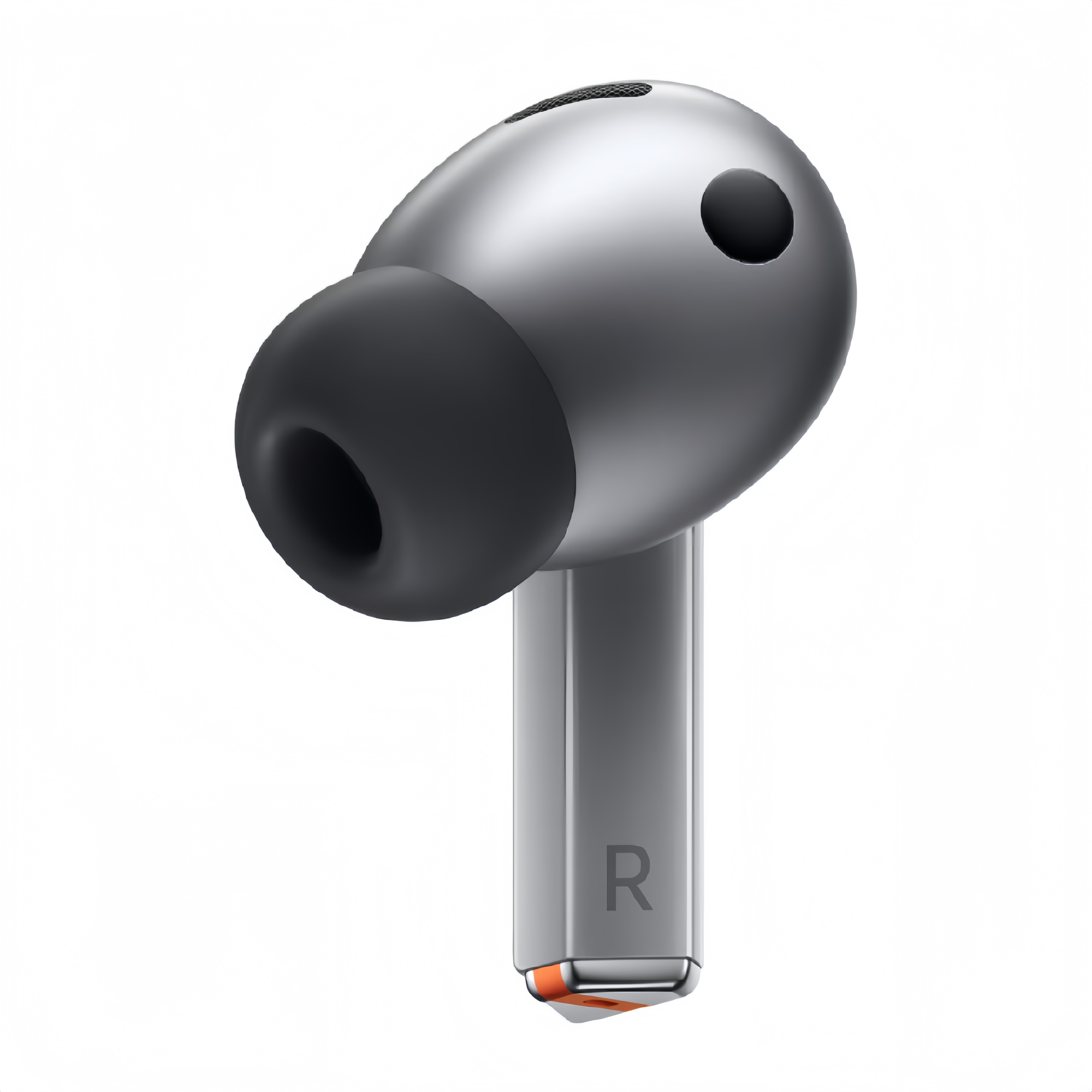 Правый наушник Samsung Buds 3 Pro(R) SM-R630 Silver с амбушкрой среднегo pазмера"M"