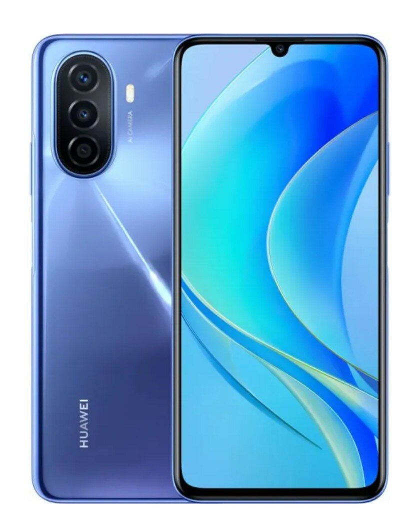 Смартфон HUAWEI NOVA Y70 (хорошее состояние), 4/64GB, синий, HiSilicon Kirin 710, Global
