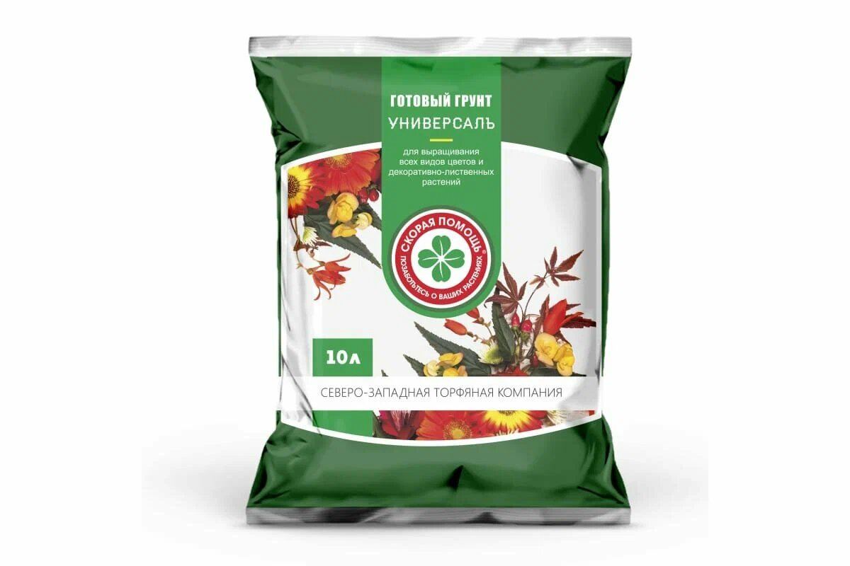 Грунт Универсалъ "Скорая помощь" 10л обеспечить здоровый рост и развитие ваших растений.