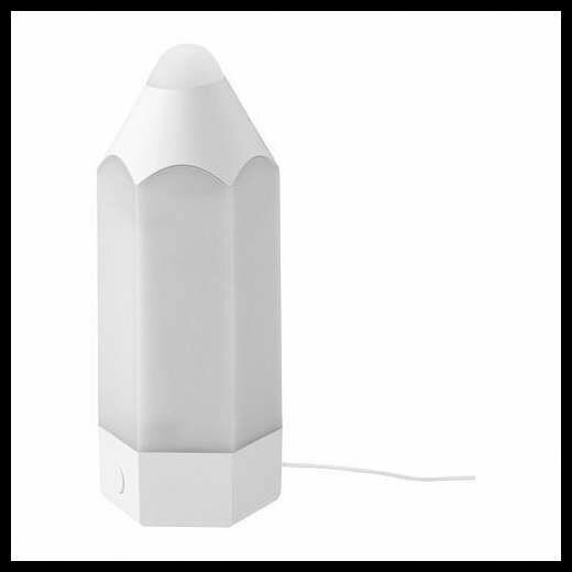 Настольная лампа цветная карандаш детская