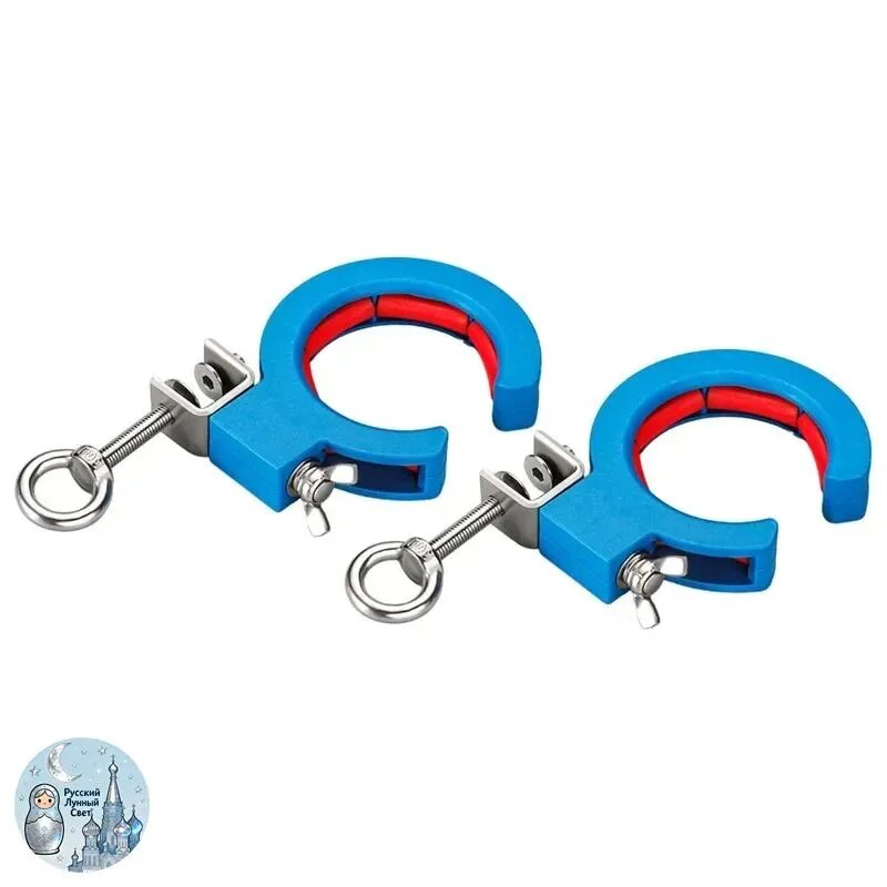 Ролики для прокладки кабеля, 2 шт, синие, выдерживают до 25 кг - для электриков