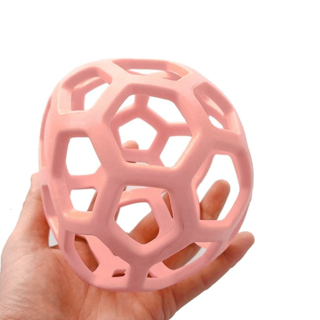 Пластиковый медленный кормушка-шар для лошадей, Розовый