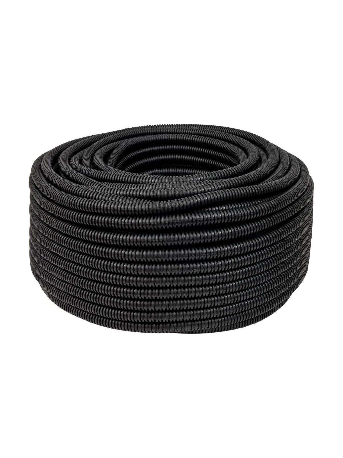 Гофрированная труба ПНД Gigant лёгкая черная D20 с зондом, стойкая к УФ 100м 20120-100GI