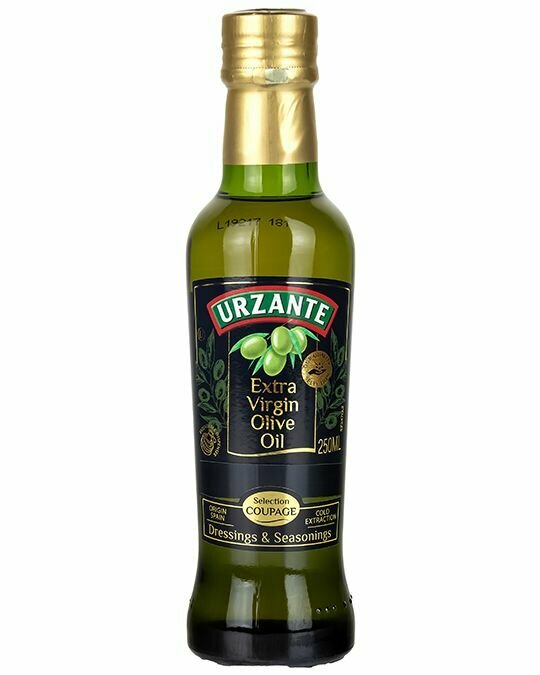 Масло URZANTE оливковое "EXTRA VIRGIN" /стекло/ 0,25л