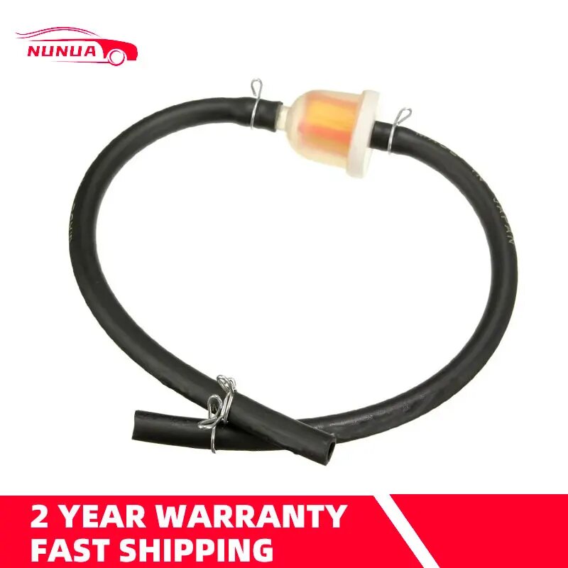 Топливный фильтр для 2-тактных двигателей с трубкой, общая длина 215 мм, для квадроциклов 47cc 49cc, минимото, мини-мото, питбайков, бензиновый, встроенный, 6 мм