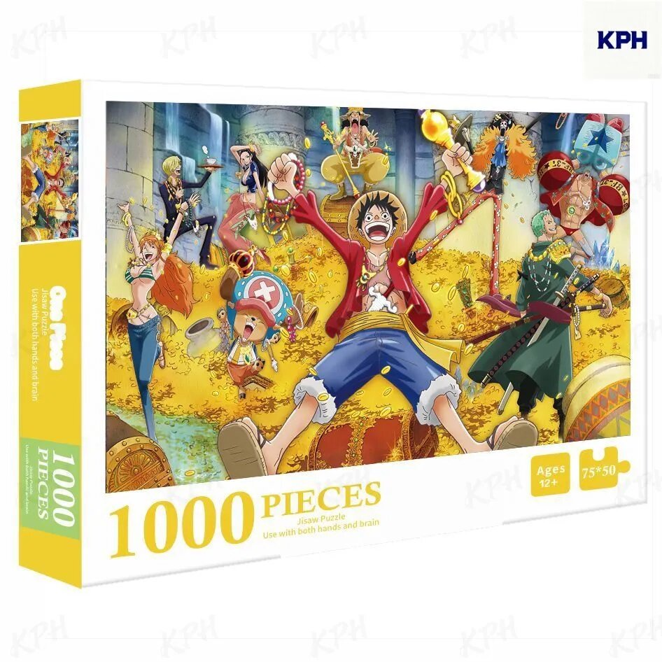 One Piece: Остров русалок Пазл 1000 деталей для взрослых и детей, развивающая игрушка, DIY, подарок