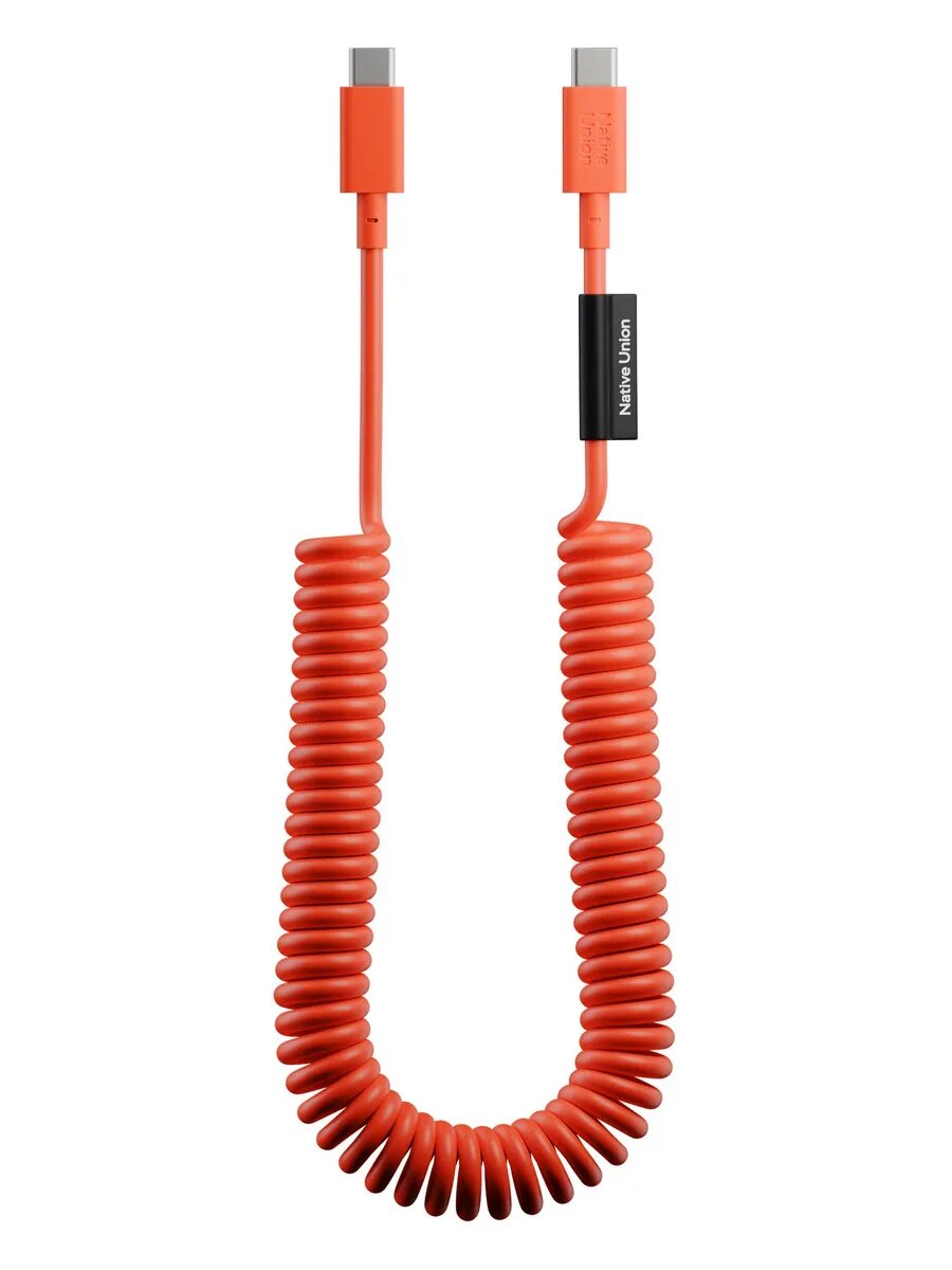 Кабель зарядный Native Union POP CABLE XL USB-C/USB-C, 60W, длина 2,4 м, цвет: ярко-красный
