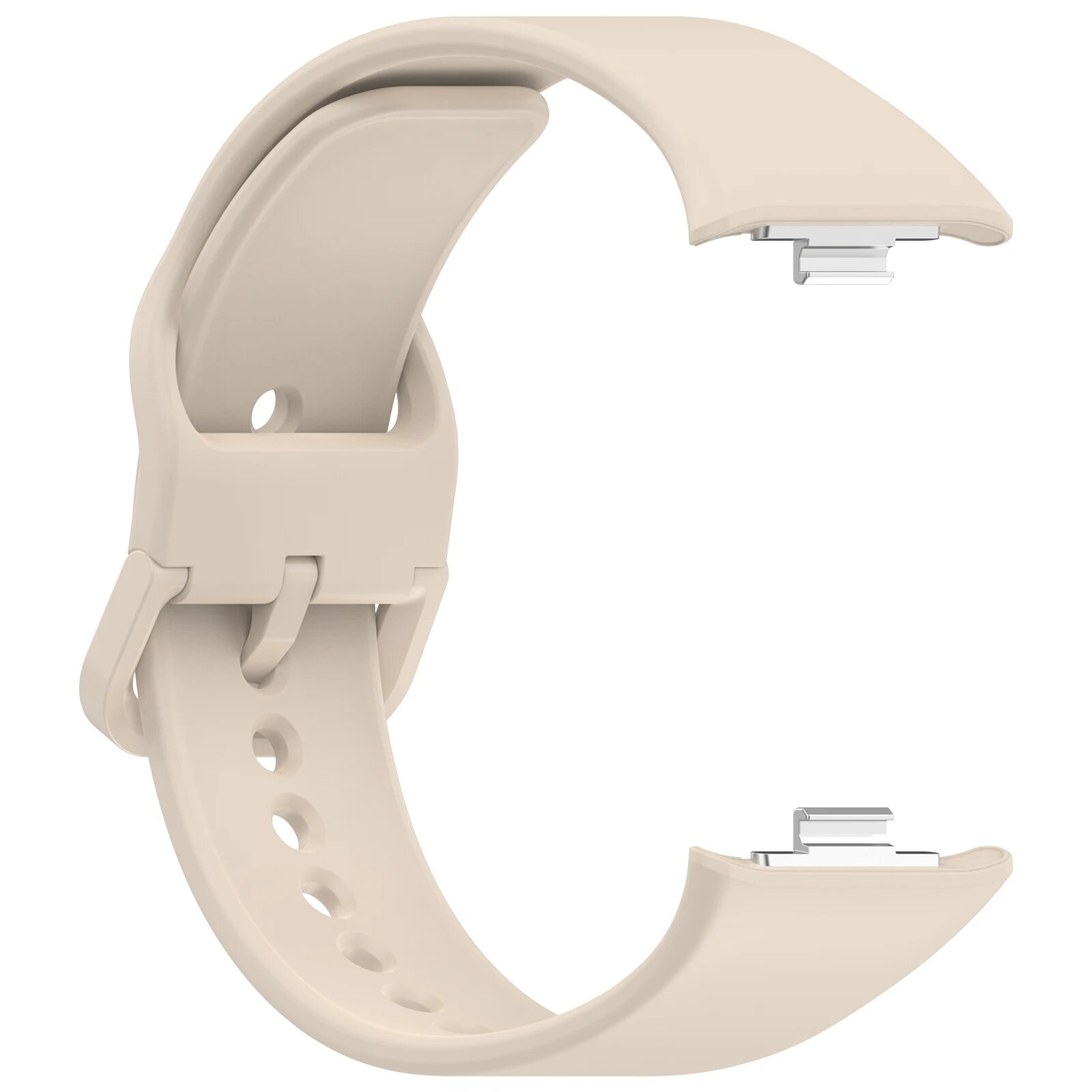 FIFATA Силиконовый ремешок для Redmi Watch 6 5 4 5 Бежевый, redmi watch6, Слоновая кость