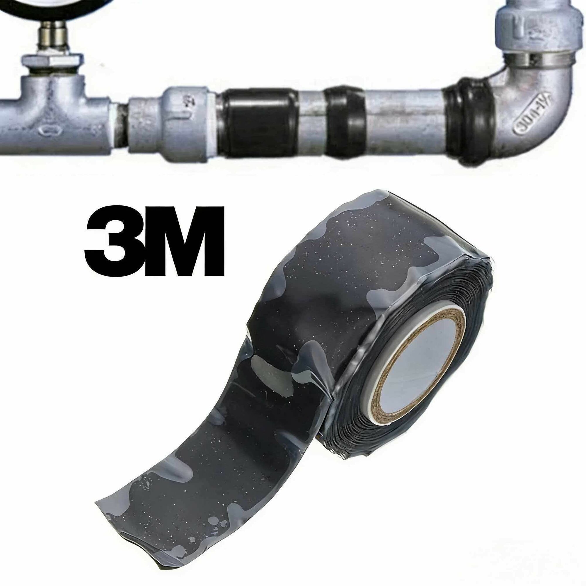 3 метра самозатвердевающая силиконовая ремонтная лента для труб