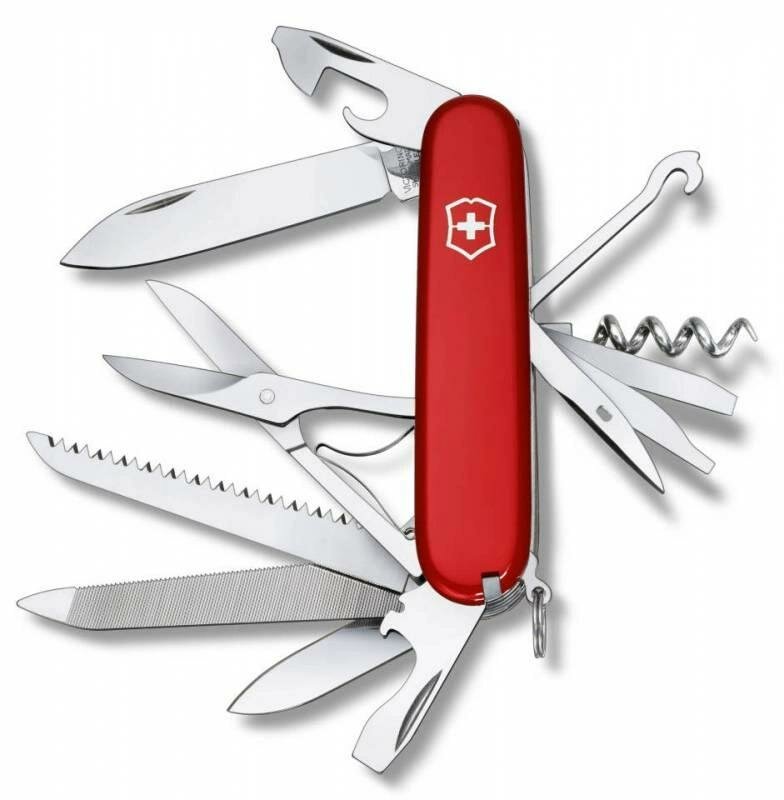 Нож перочинный VICTORINOX Ranger 91 мм, 21 функций, красный (1,3763)