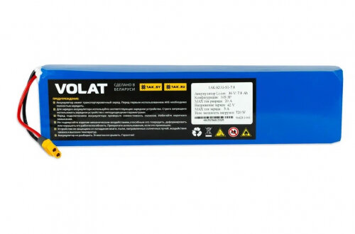 Аккумулятор Volat для электросамоката Kugoo S2, S3, Micar Sprint S2, S3, Etwow AB-GS04, 10S3P 36V 7.8Ач
