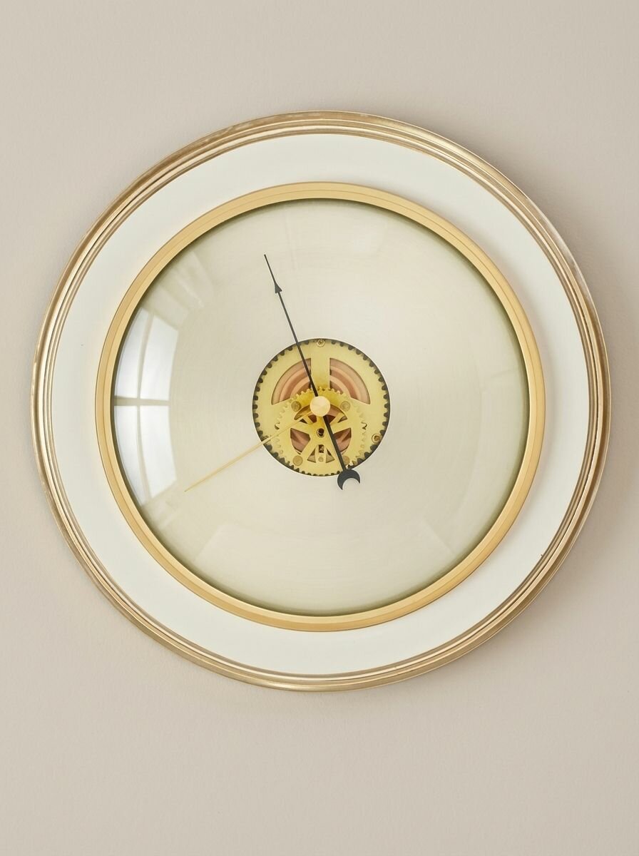 Большой настенный барометр БМ91420-ЭП Слоновая кость бриг