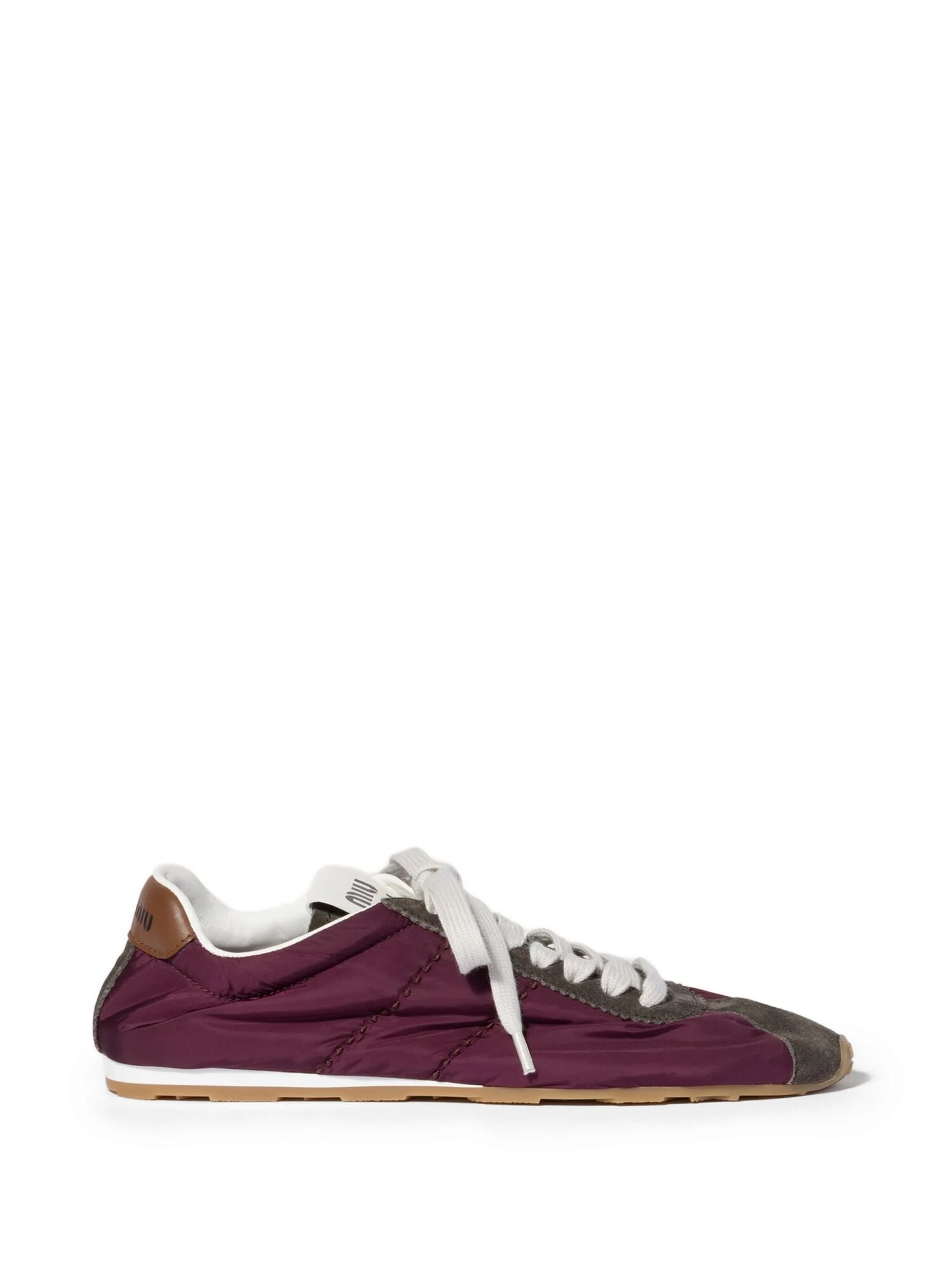 Кроссовки Plume technical fabric and suede sneakers