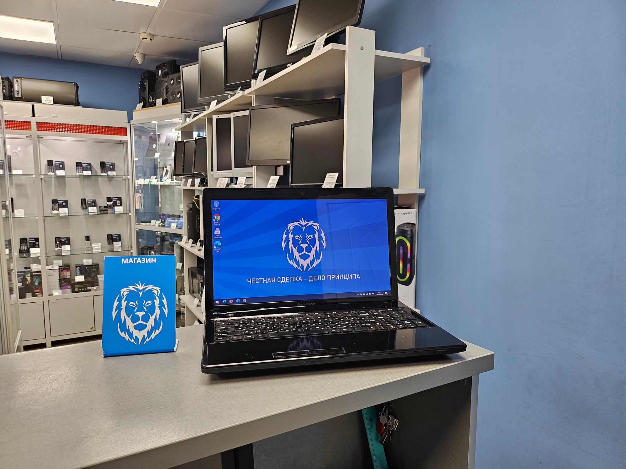 15.6"Ноутбук Lenovo G580, Celeron 1000M, Intel HD, 4Gb, 128Gb SSD, Windows 10