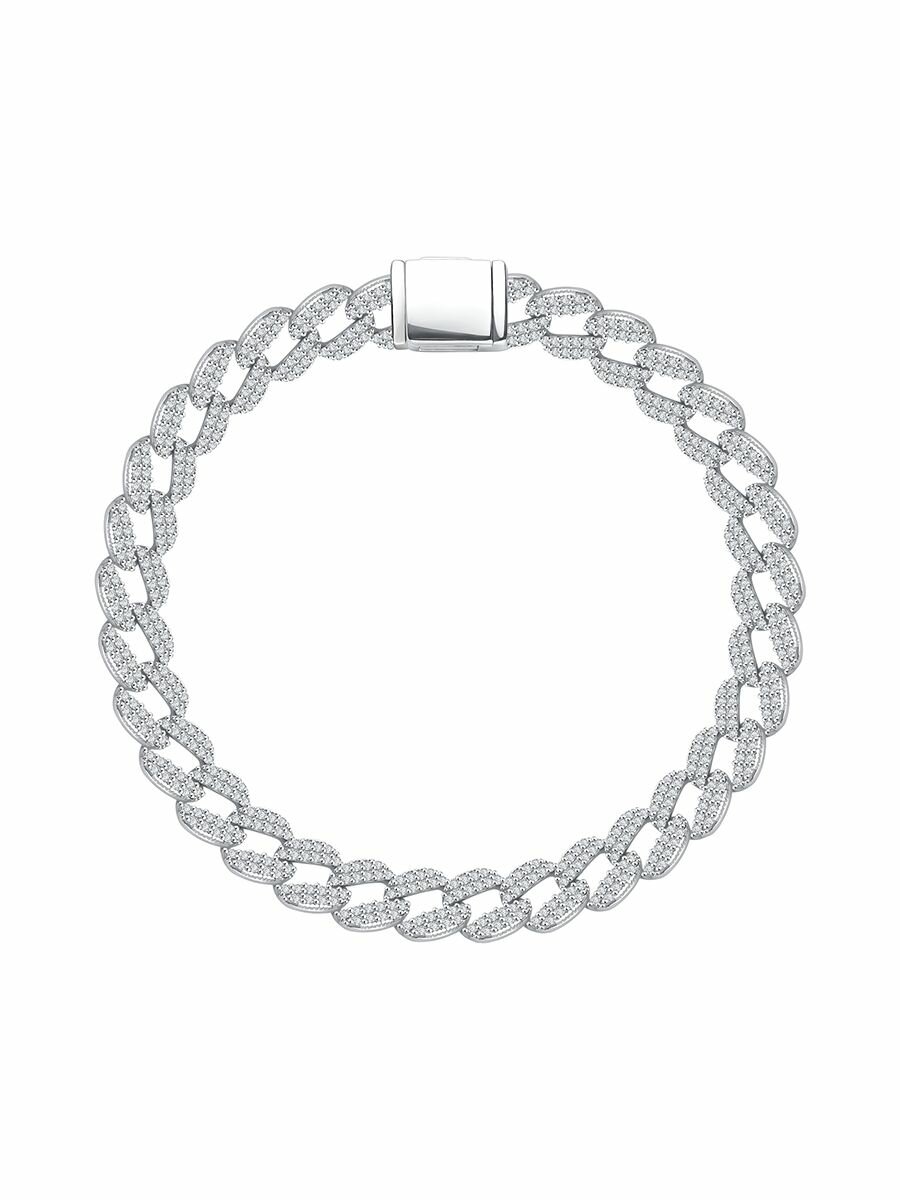 Браслет, серебро, 925 проба, родирование