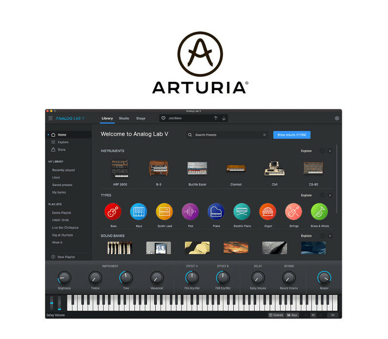 Arturia Analog Lab Intro PC/MAC Ключ | для России