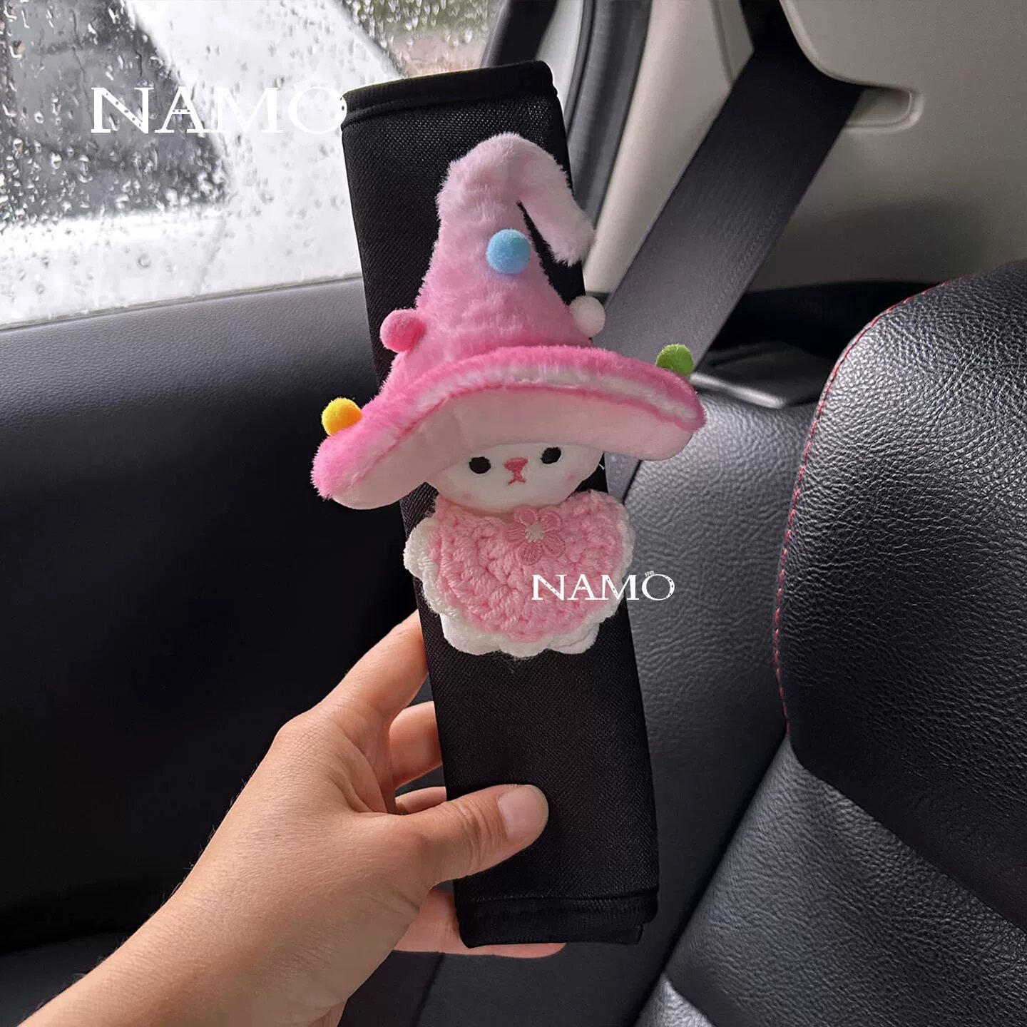 Мягкий улучшенный вручную сшитый защитный чехол для ремня безопасности, предотвращает перекручивание, подходит для всех