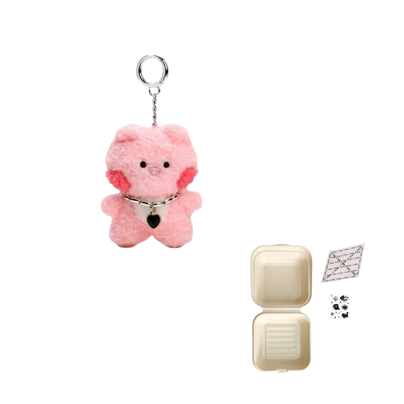 Плюшевые брелоки унисекс 77 SEVEN DREAM Милые мини-куклы-животные, 7CM EU, Mini Best Friend-Piggy