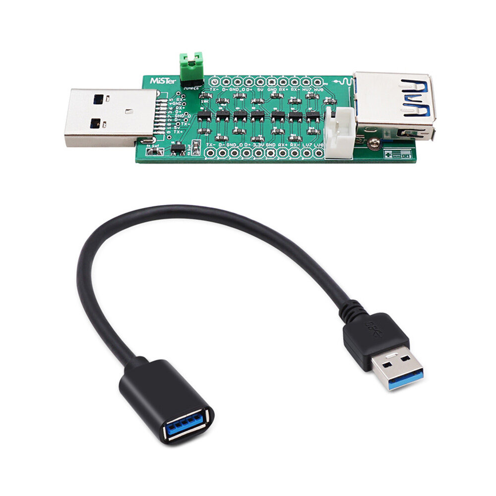 Адаптер SNAC для контроллеров MisTer FPGA, преобразователь аксессуаров MiSTer USB 3.0.
