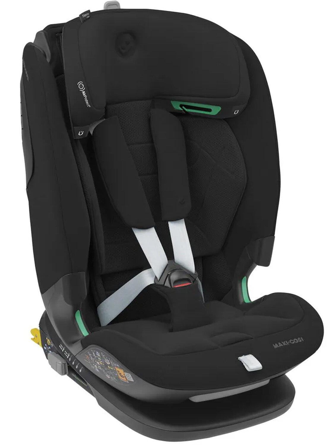 Автокресло 1/2/3 Maxi-cosi Titan Pro i-Size, черный (authentic black), с 15 месяцев до 12 лет,9-36 кг, (76 - 150 см), ISOFIX